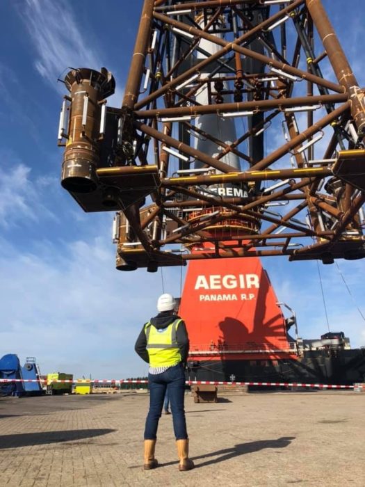 Lifting Jacket on Aegir - Franklin Offshore Europe