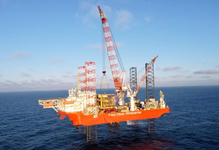 Rigging equipment Jack-up Vessel the “Blue Tern” - Franklin Offshore Europe