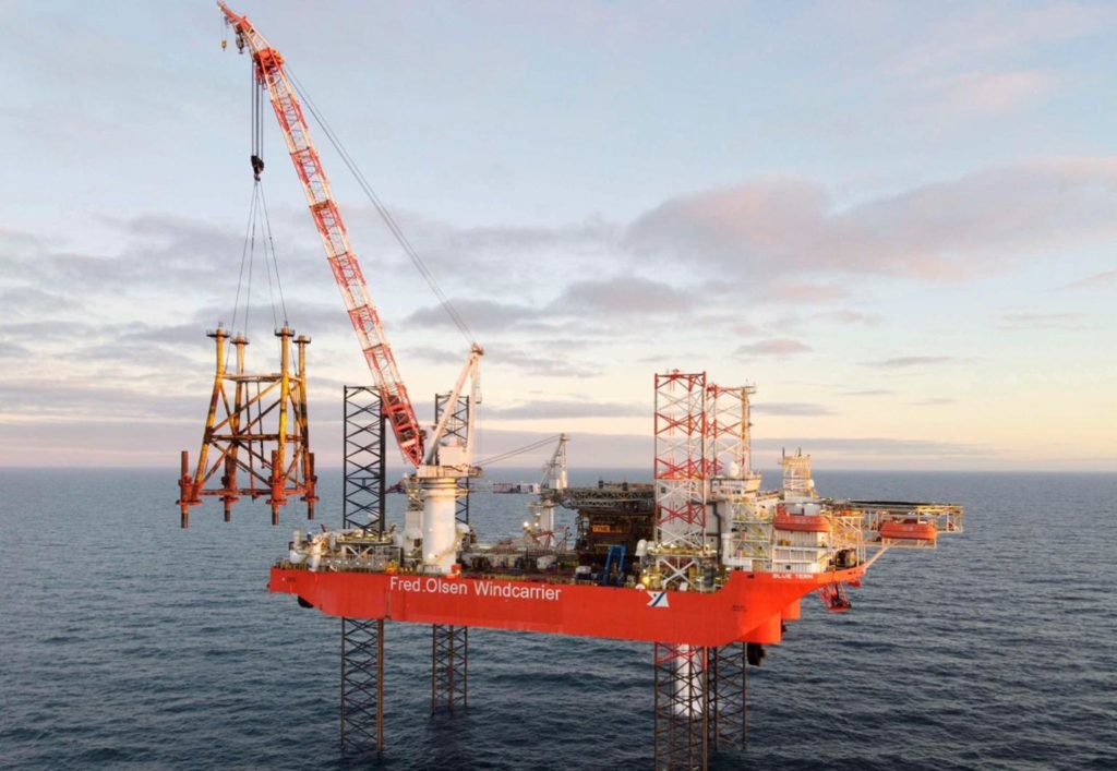 Rigging equipment Jack-up Vessel the “Blue Tern” - Franklin Offshore Europe