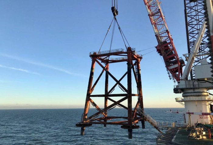 Rigging equipment Jack-up Vessel the “Blue Tern” - Franklin Offshore Europe