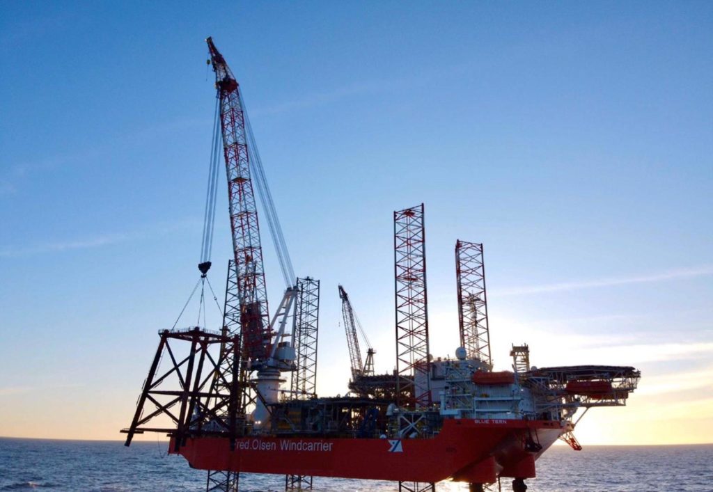 Rigging equipment Jack-up Vessel the “Blue Tern” - Franklin Offshore Europe